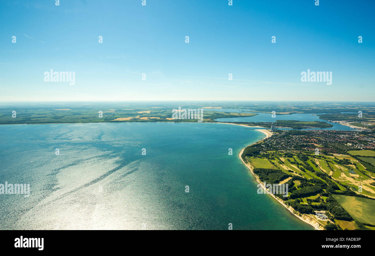 Aerial view, Lübeck-Travemünde Golf Club, Travemünde, Lübeck, Lübeck ...