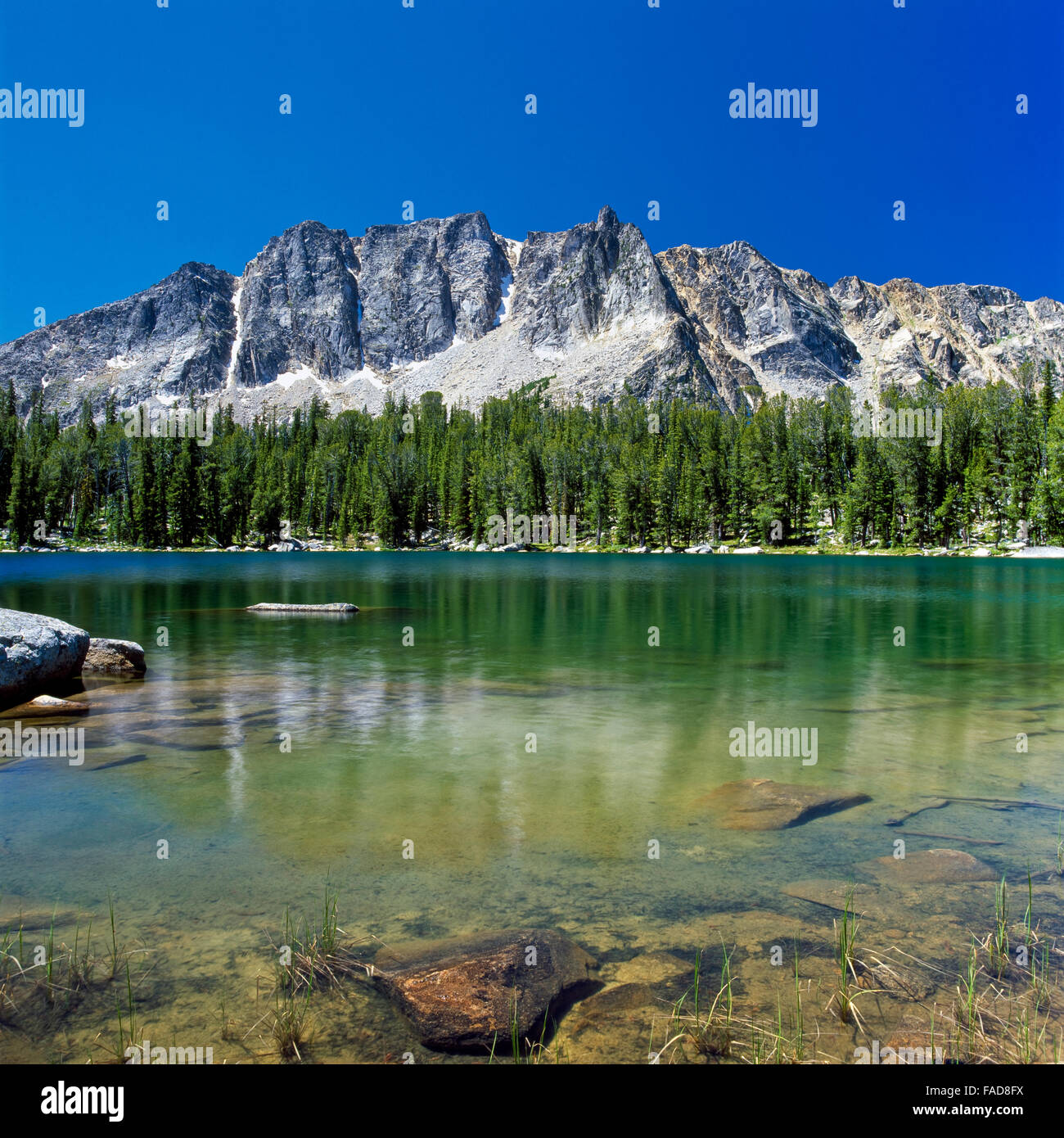 hall lake below comet mountain in the pioneer range near polaris ...