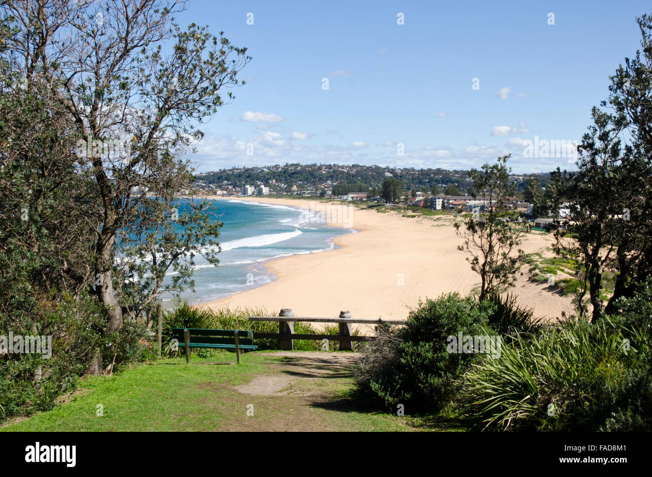 North Narrabeen Beach NSW Australia from Narrabeen Head Stock Photo - Alamy