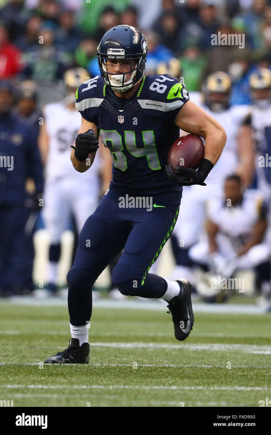 Seattle, USA. 27th Dec, 2015. Seattle Seahawks tight end Cooper Helfet ...