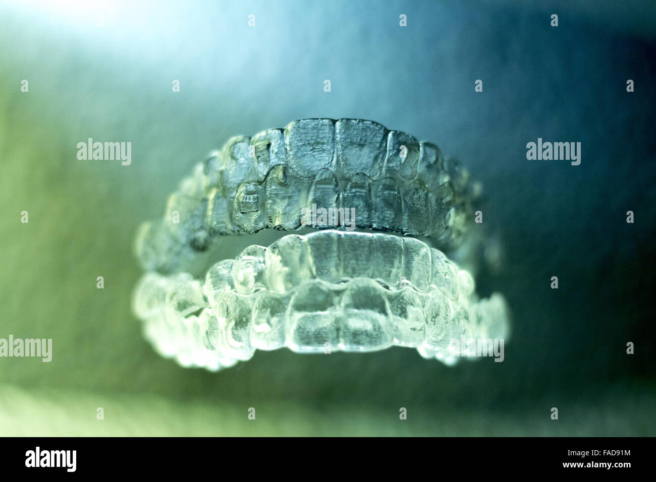 Invisible dental aligners modern tooth brackets transparent teeth ...