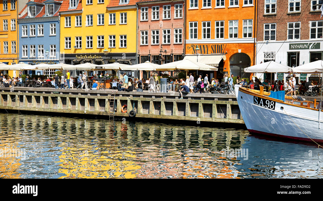 Nyhavn Canal, Copenhagen, Denmark Stock Photo - Alamy