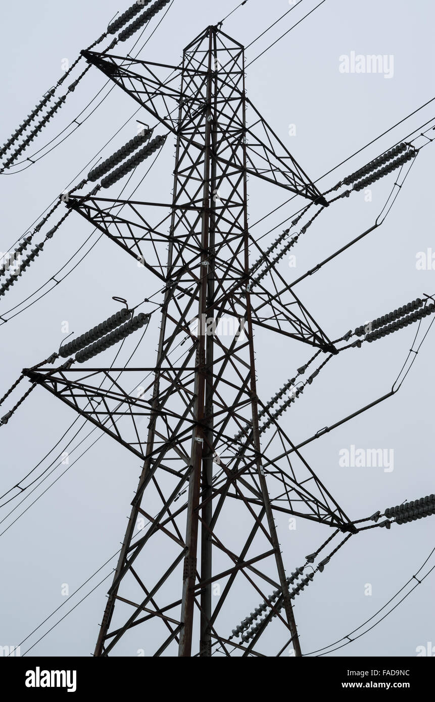 Electricity Pylon National Grid In High Resolution Stock Photography ...