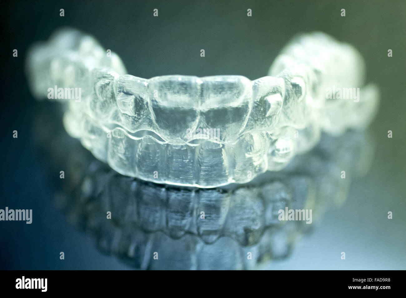 Invisible dental aligners modern tooth brackets transparent teeth ...