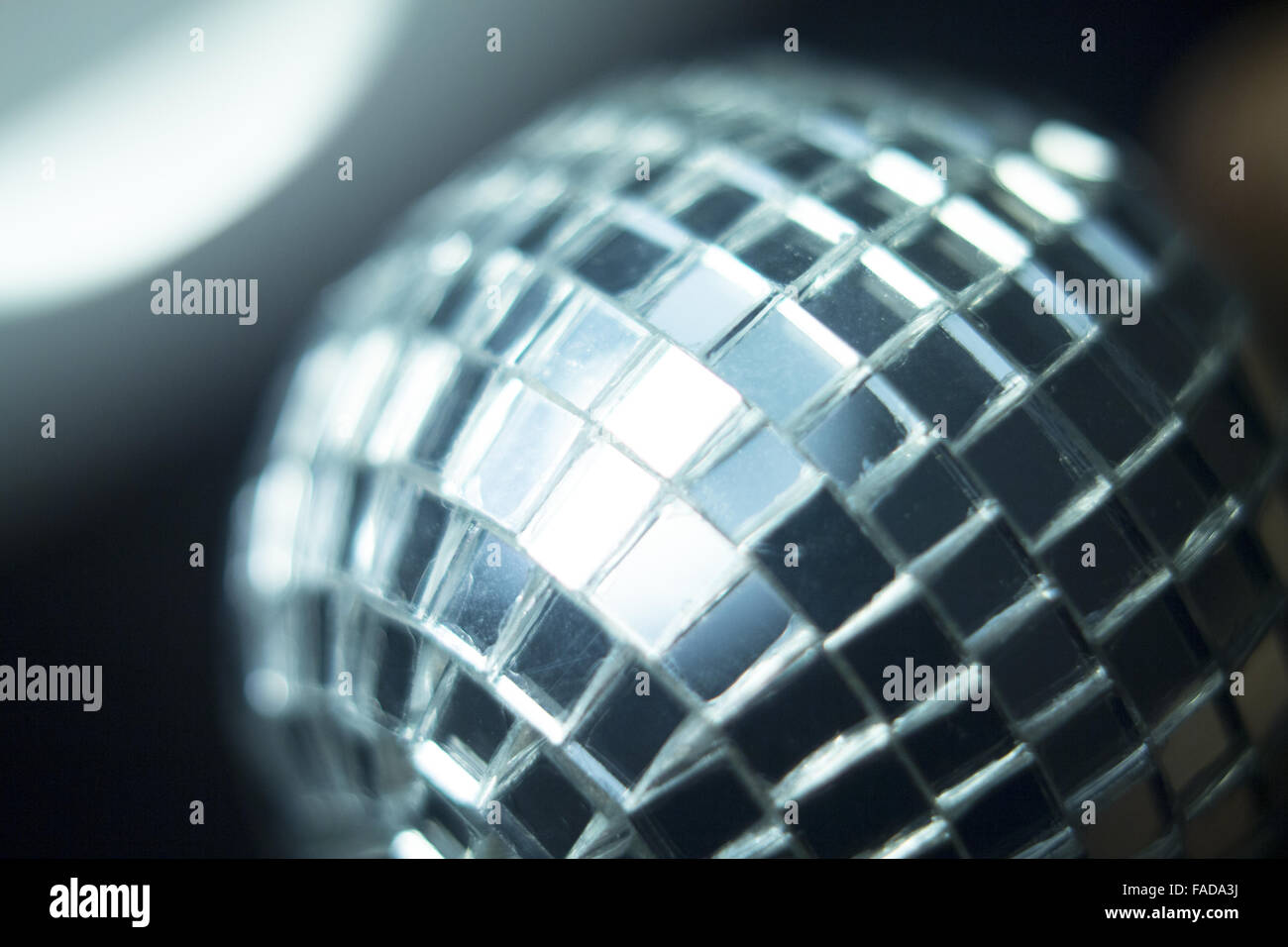 Disco ball in dance music wedding reception party in nightclub with ...