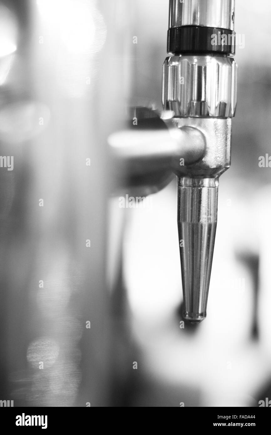 Lager draft beer pump in British pub bar wedding party reception in ...