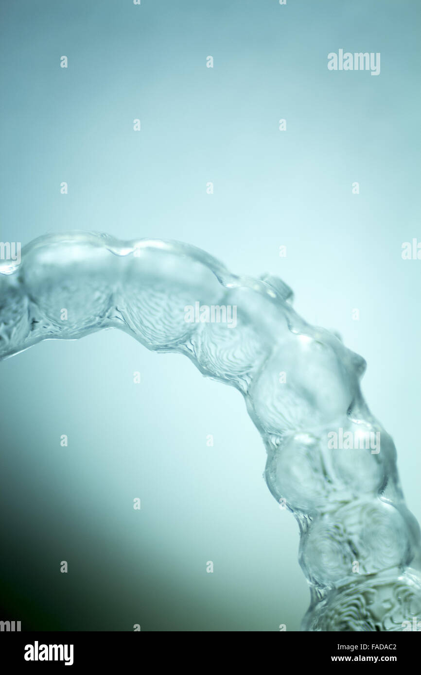 Invisible dental aligners modern tooth brackets transparent teeth ...