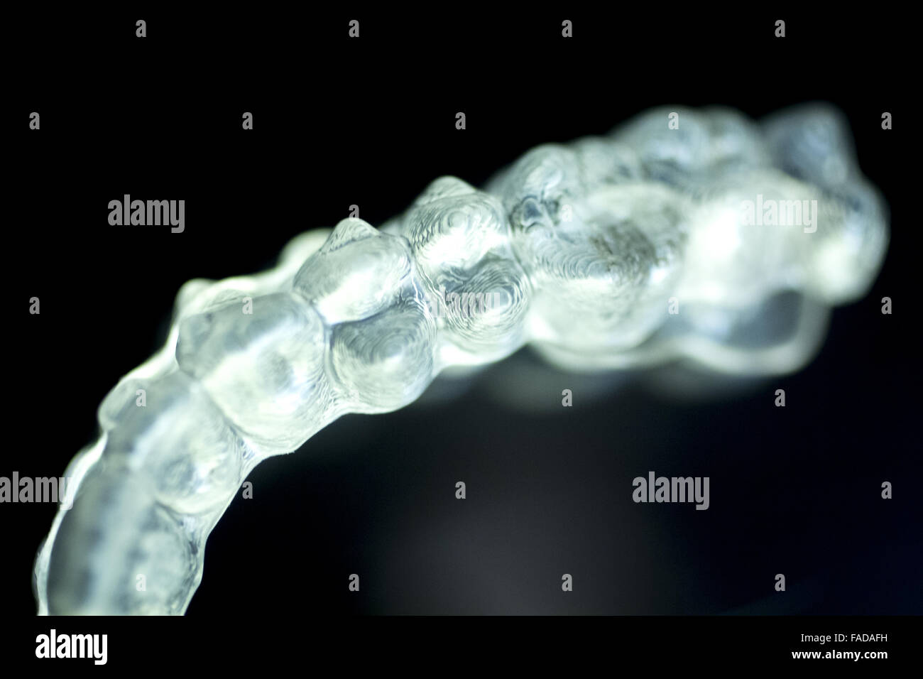 Invisible dental aligners modern tooth brackets transparent teeth ...