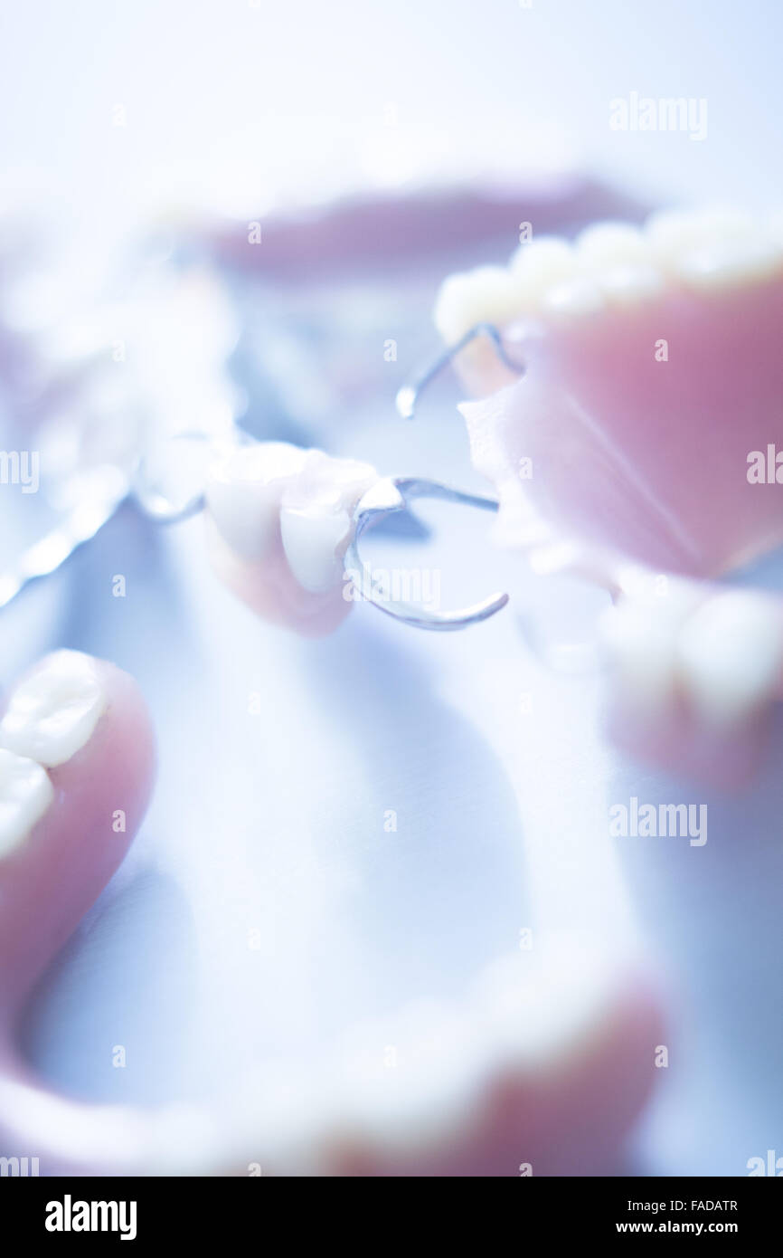 Removable partial denture metal and plastic dental false teeth ...