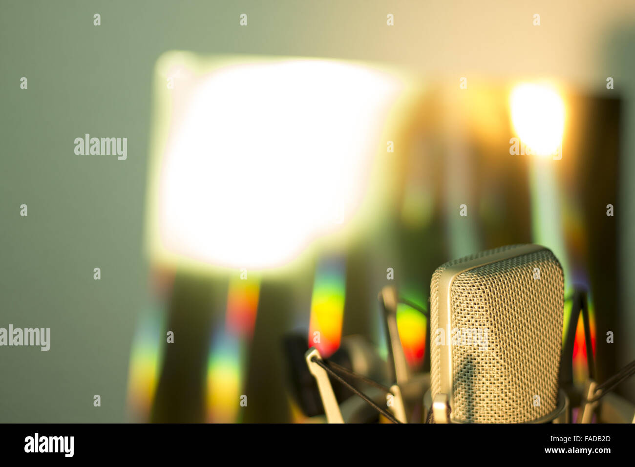 Audio recording vocal studio voice microphone with anti shock mount and ...
