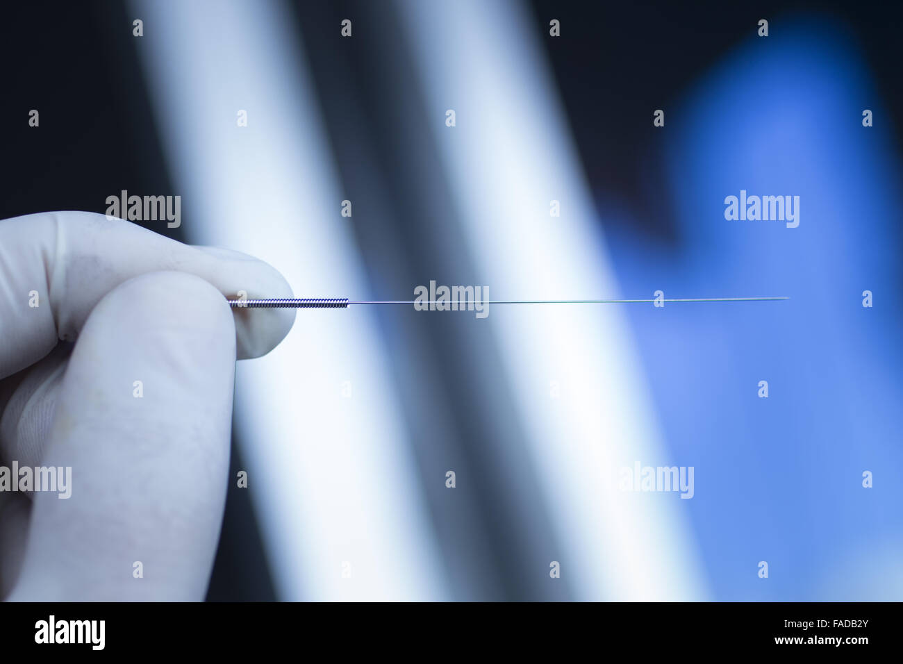Acupuncture needle used for dry needling rehabilitation medical ...