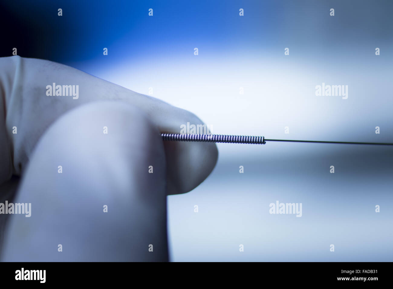 Acupuncture needle used for dry needling rehabilitation medical ...