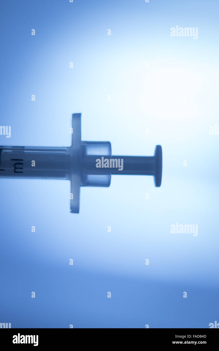 Phials of pharmaceutical insulin medication U-40 syringe photo Stock ...