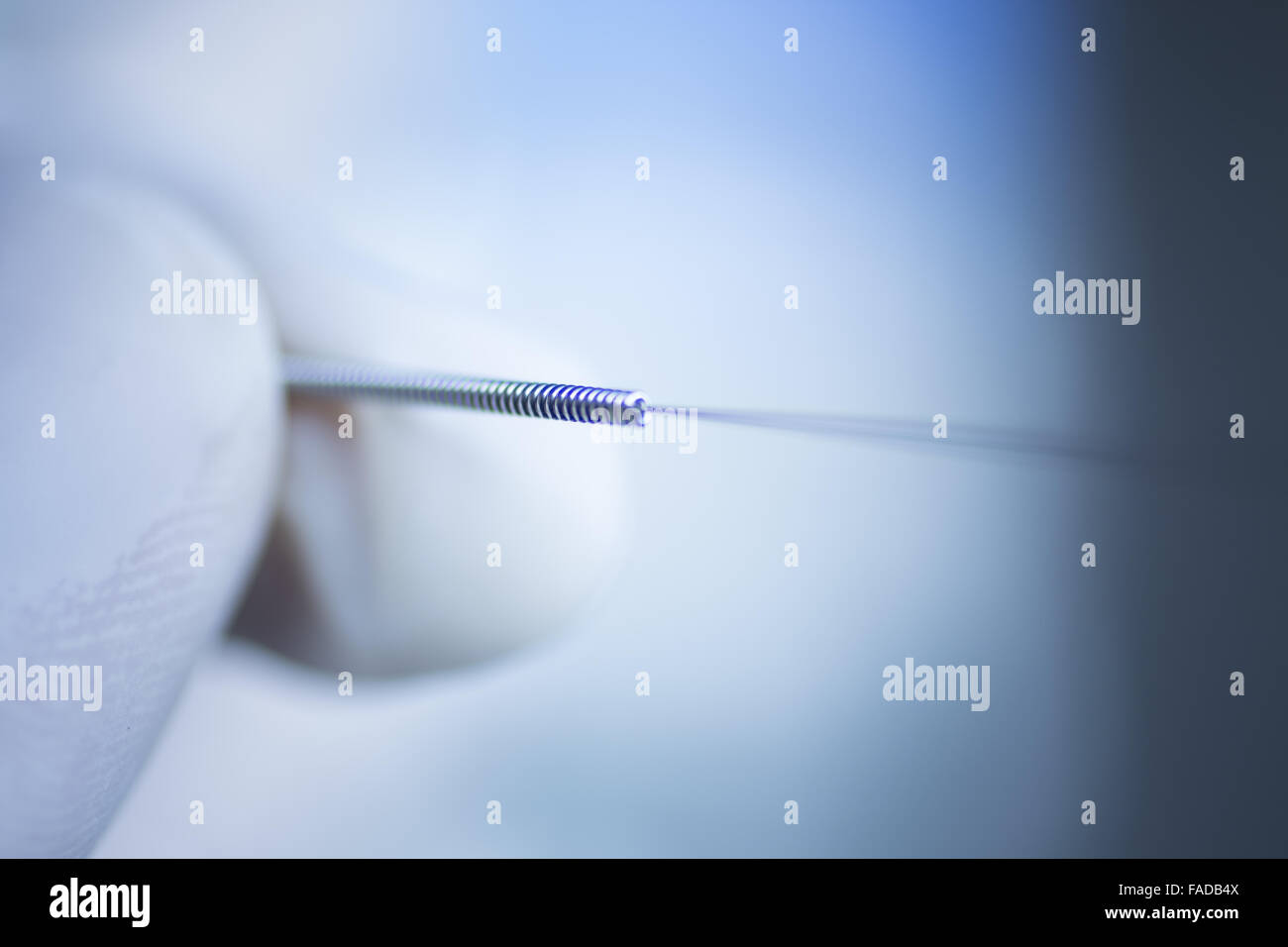 Acupuncture needle used for dry needling rehabilitation medical ...