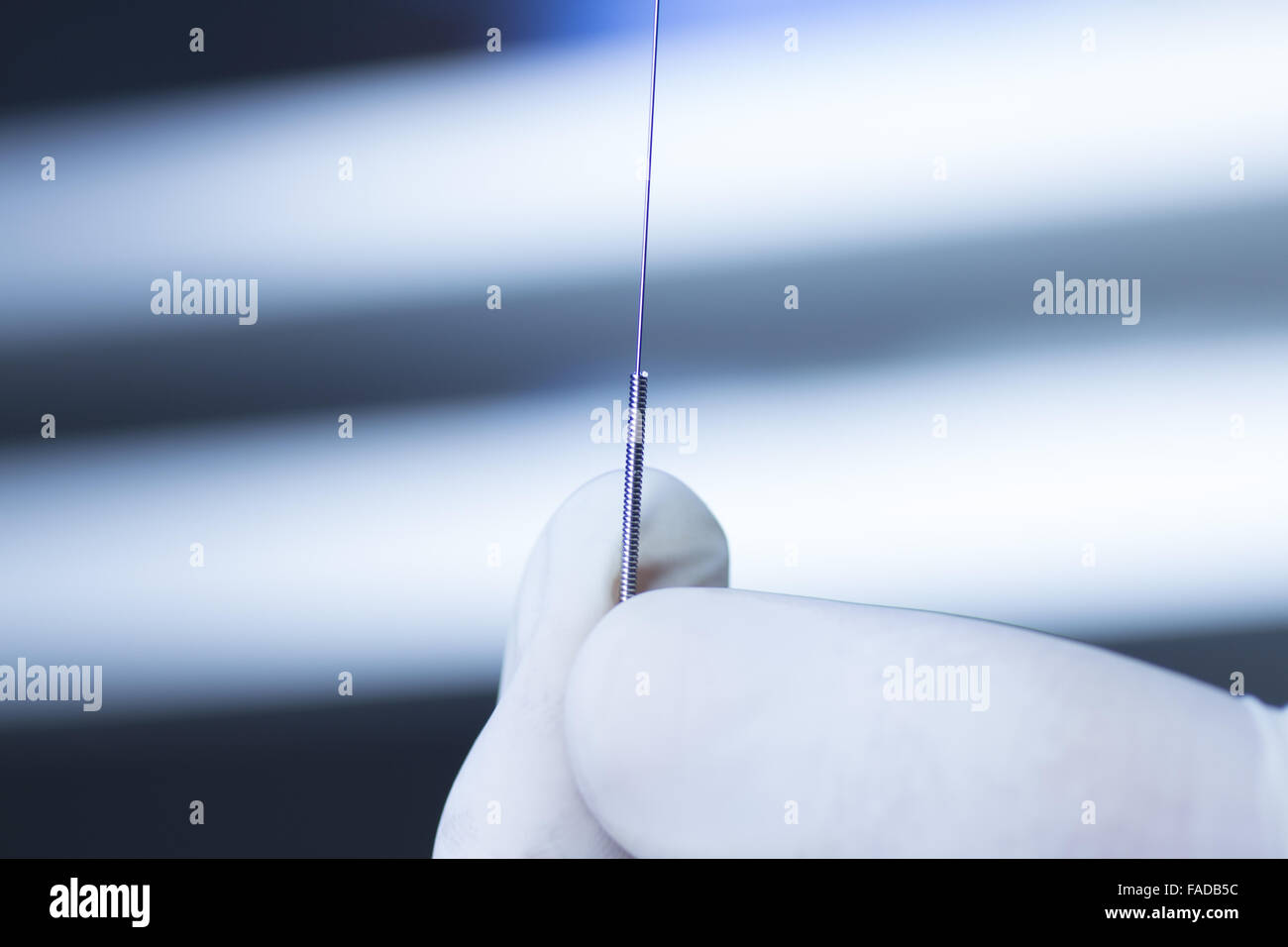 Acupuncture needle used for dry needling rehabilitation medical ...