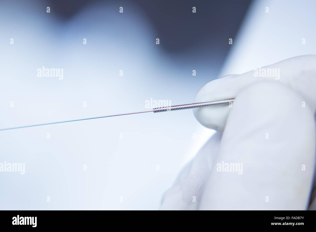 Acupuncture needle used for dry needling rehabilitation medical ...