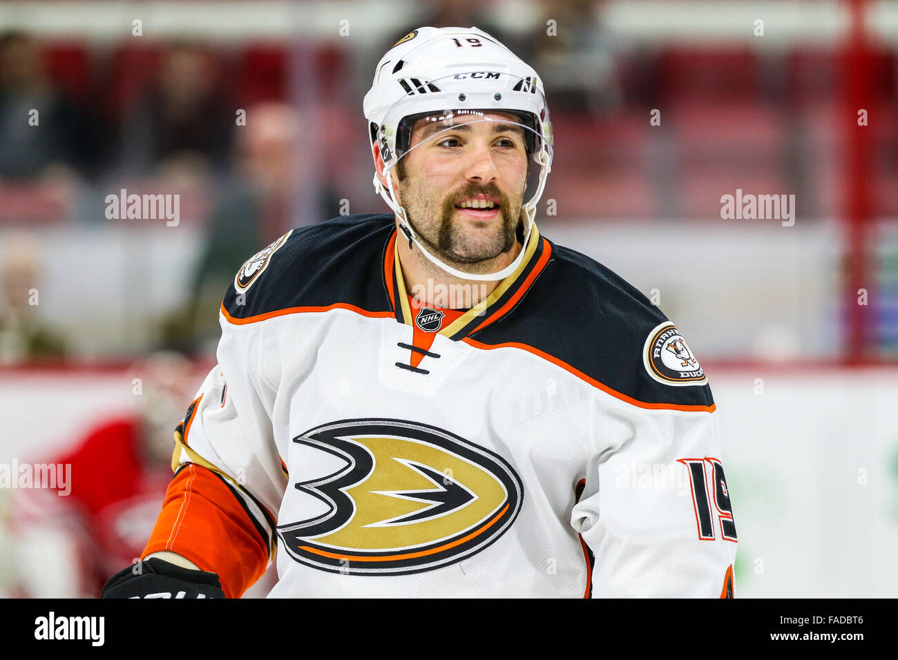 Anaheim Ducks left wing Patrick Maroon (19) during the NHL game between ...
