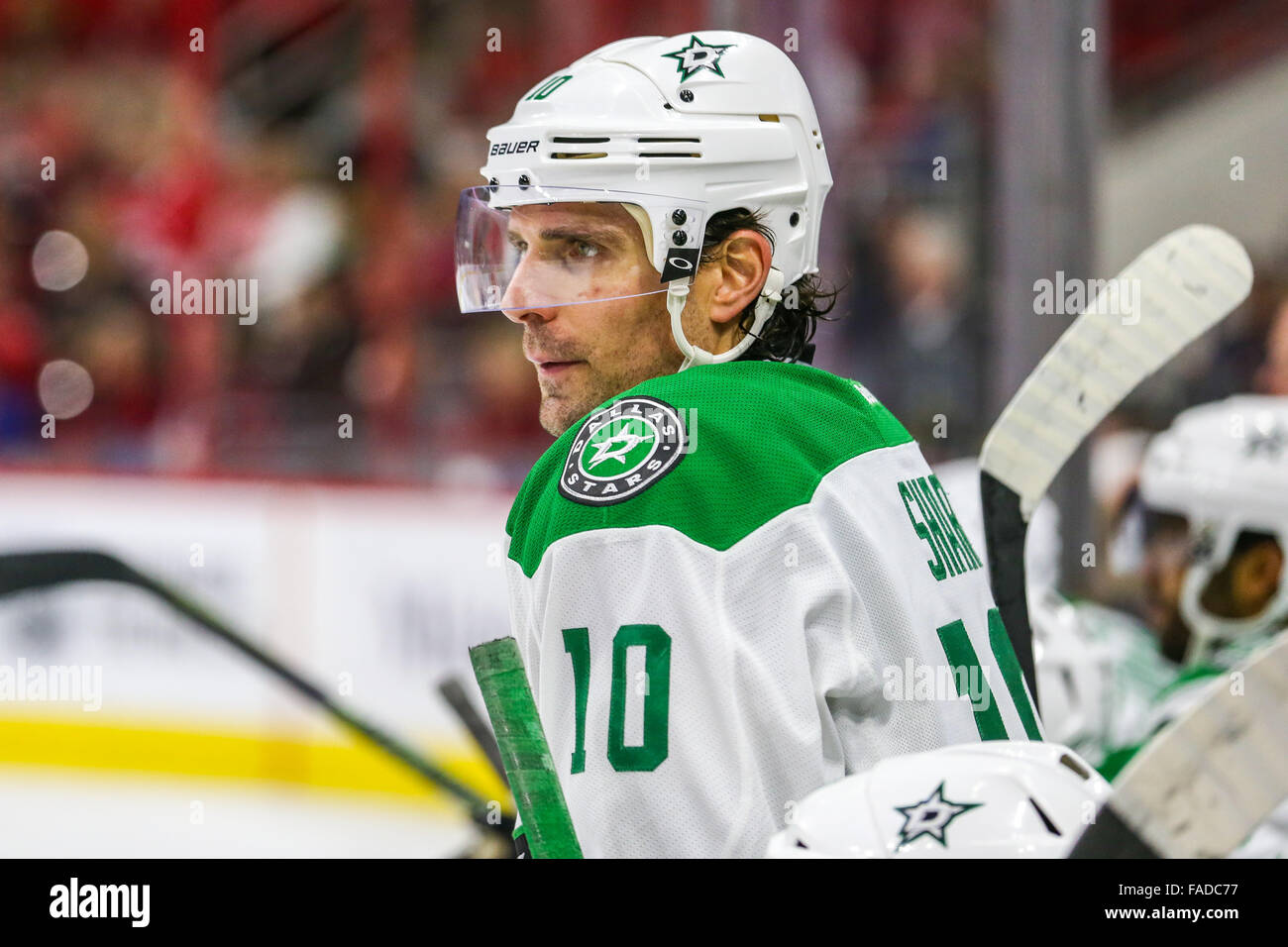 Dallas Stars left wing Patrick Sharp (10) during the NHL game between ...