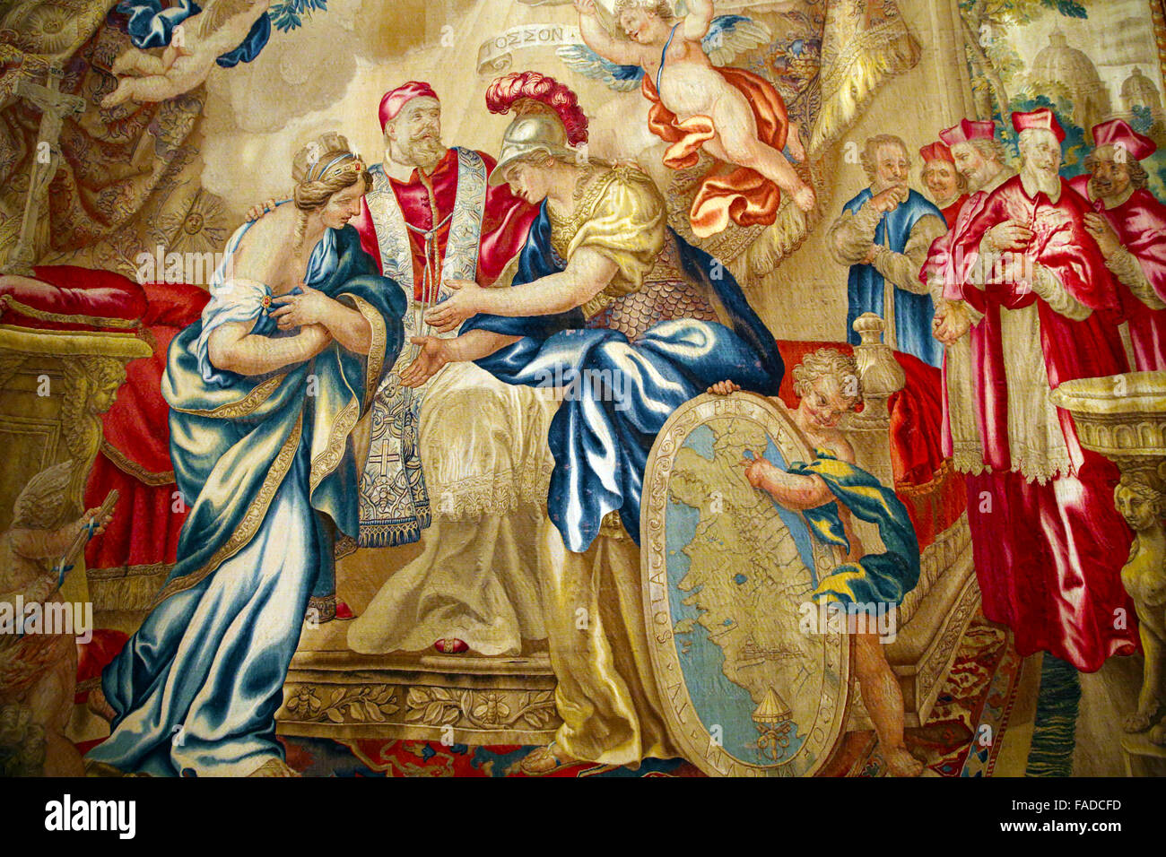 Tapestry depicting Pope Urban VIII concludes peace within the Papal ...