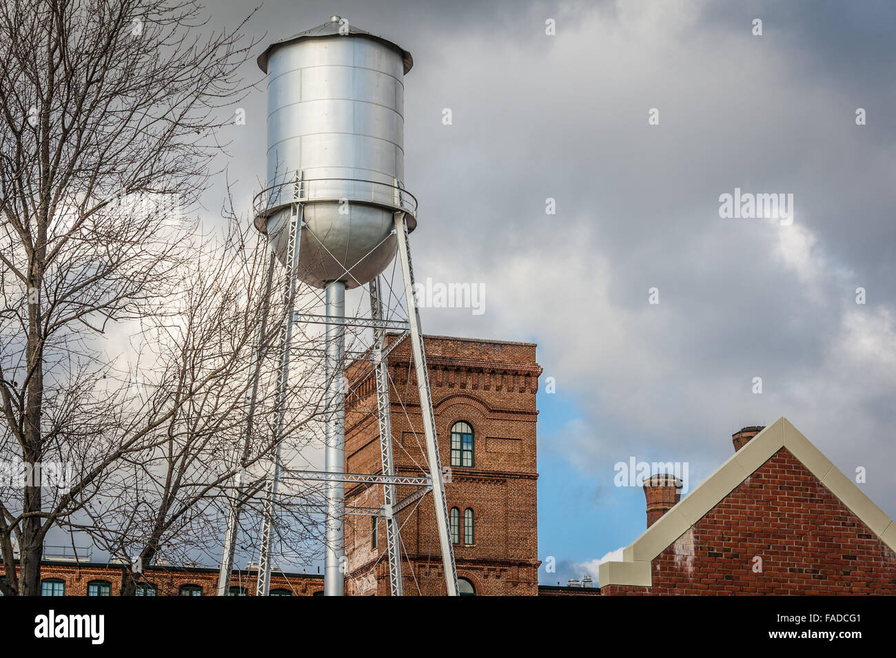 Silver Water Tower