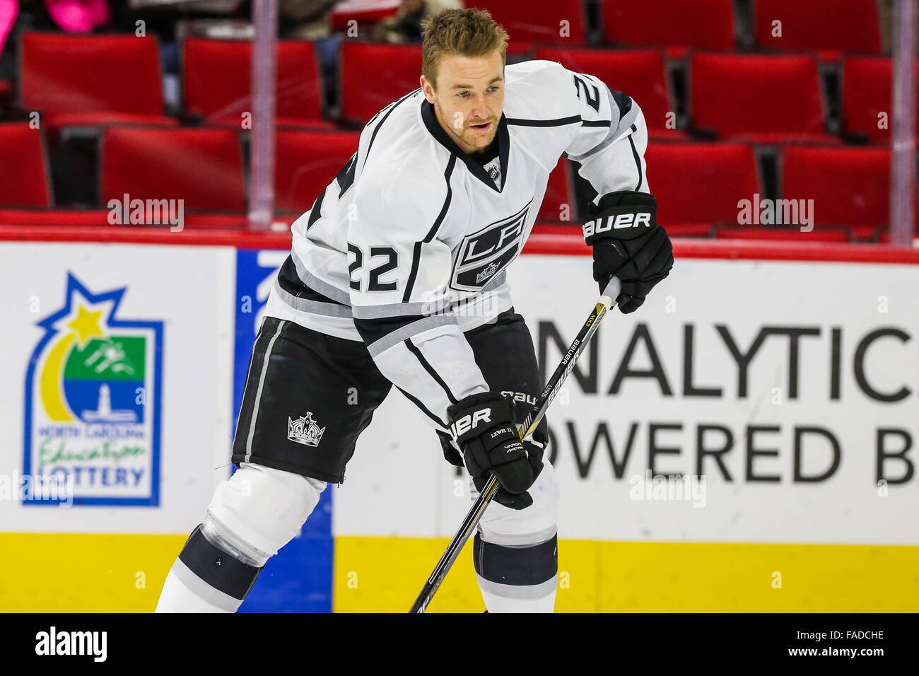 Los Angeles Kings center Trevor Lewis (22) during the NHL game between ...