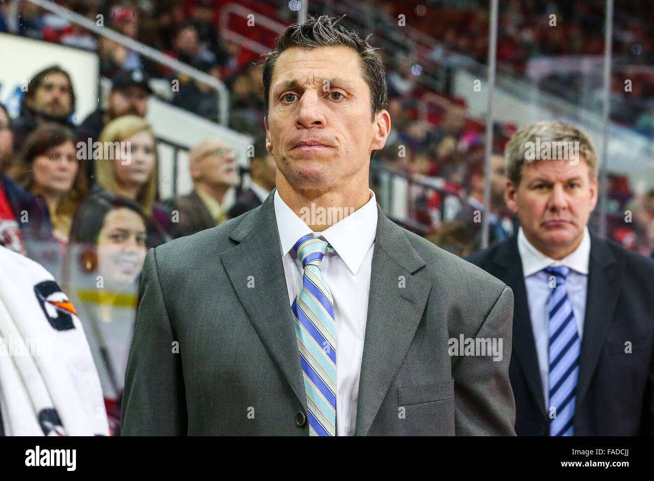 Carolina Hurricanes assistant head coach Rod BrindAmour during the NHL ...