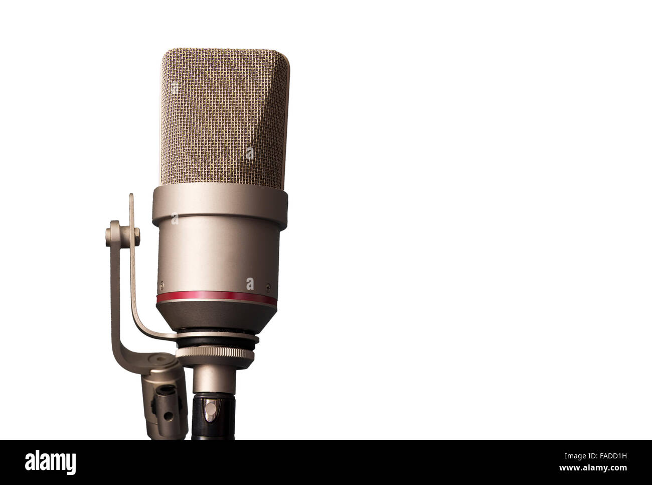 studio microphone in the recording studio Stock Photo - Alamy