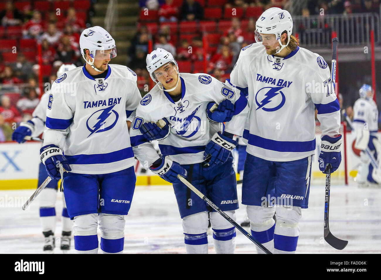 Tampa Bay Lightning defenseman Anton Stralman (6) and Tampa Bay ...