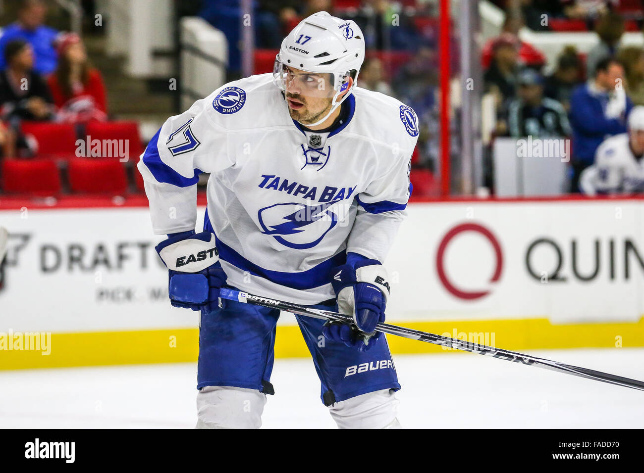 Tampa Bay Lightning center Alex Killorn (17) during the NHL game ...