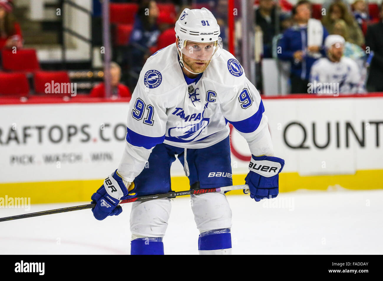 Tampa Bay Lightning center Steven Stamkos (91) during the NHL game ...