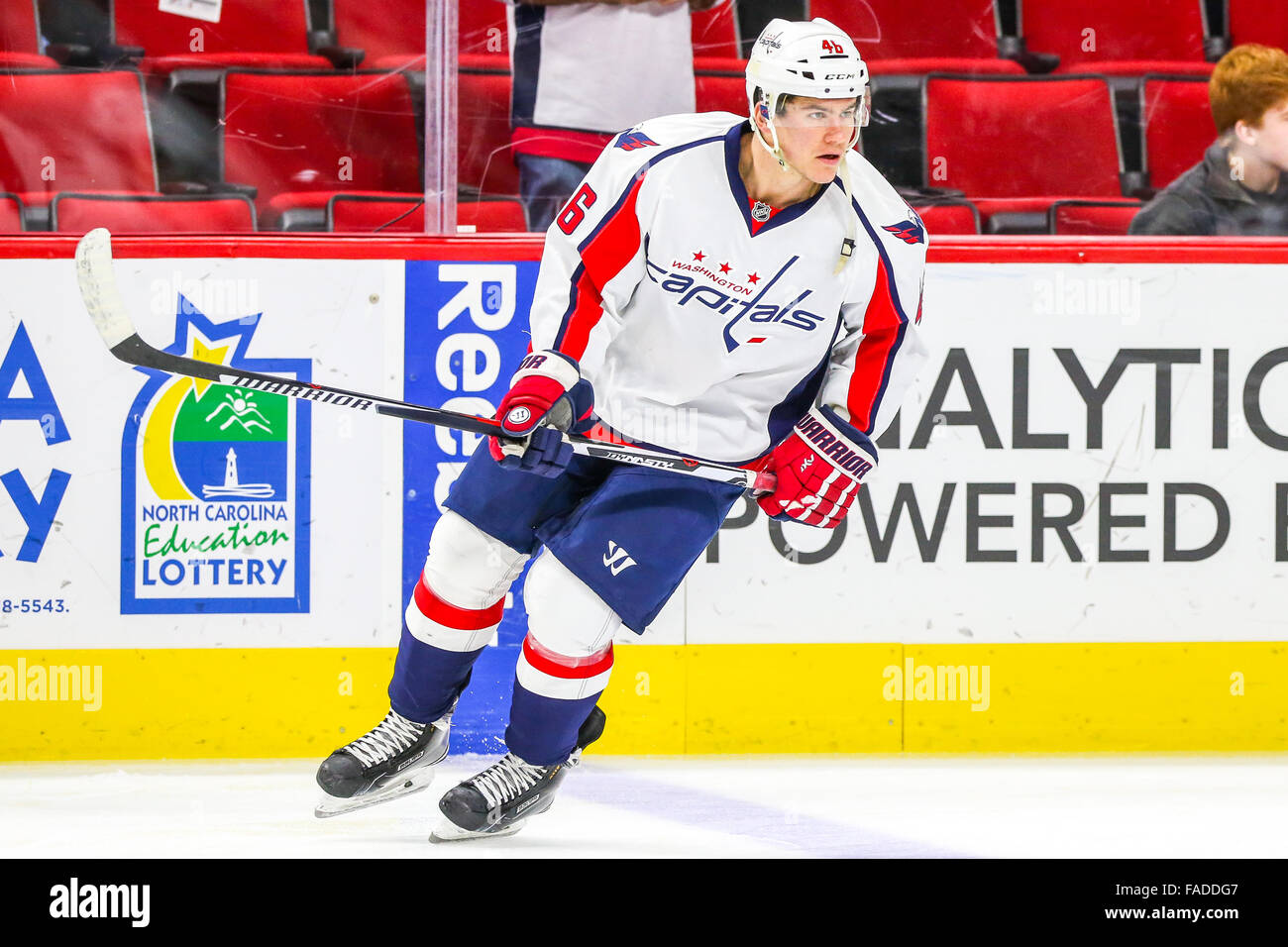 Washington Capitals center Michael Latta (46) during the NHL game ...