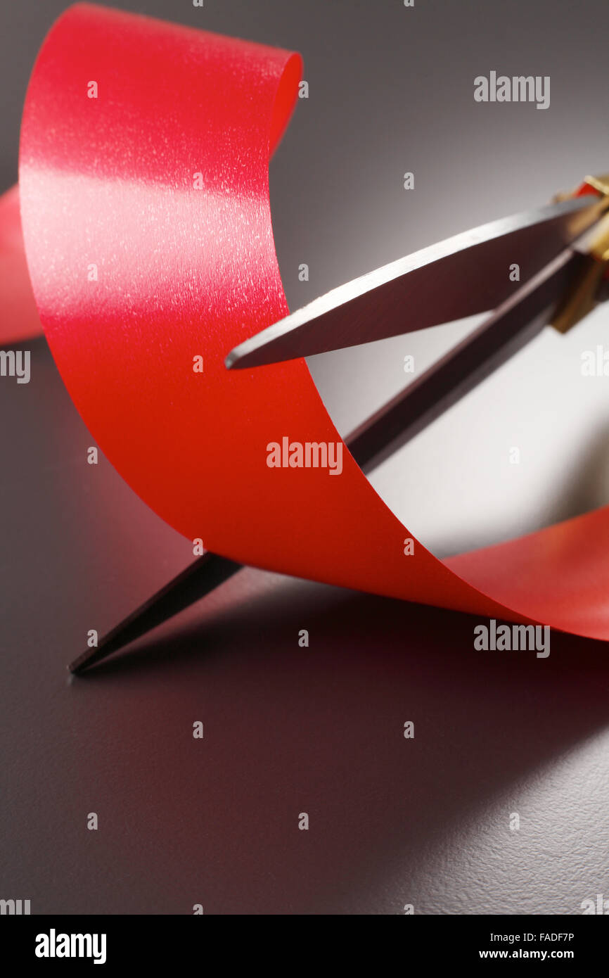 Red Tape is going to be cut by a pair of sissors for an Opening Stock ...