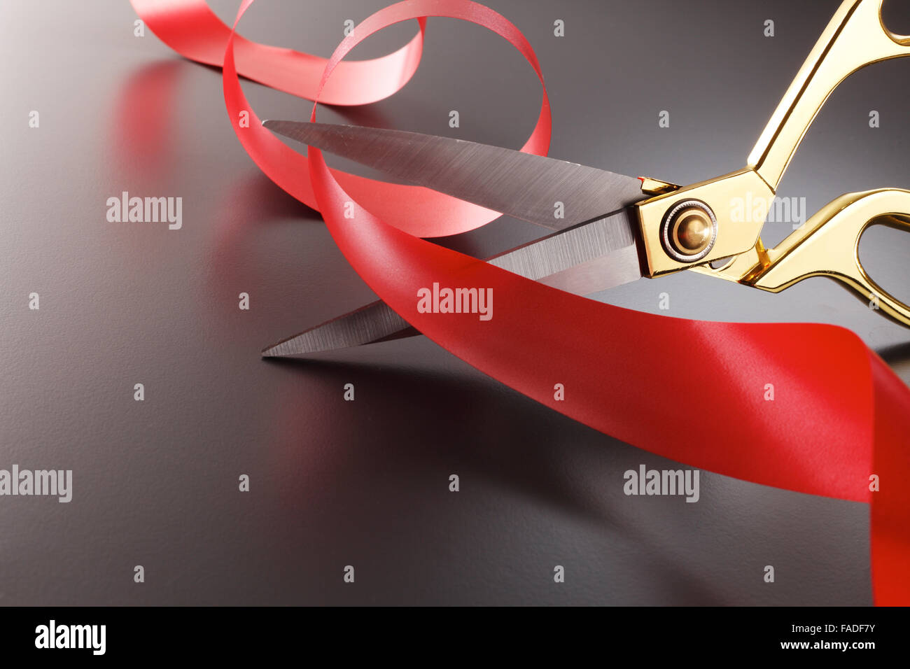 Red Tape is going to be cut by a pair of sissors for an Opening Stock ...