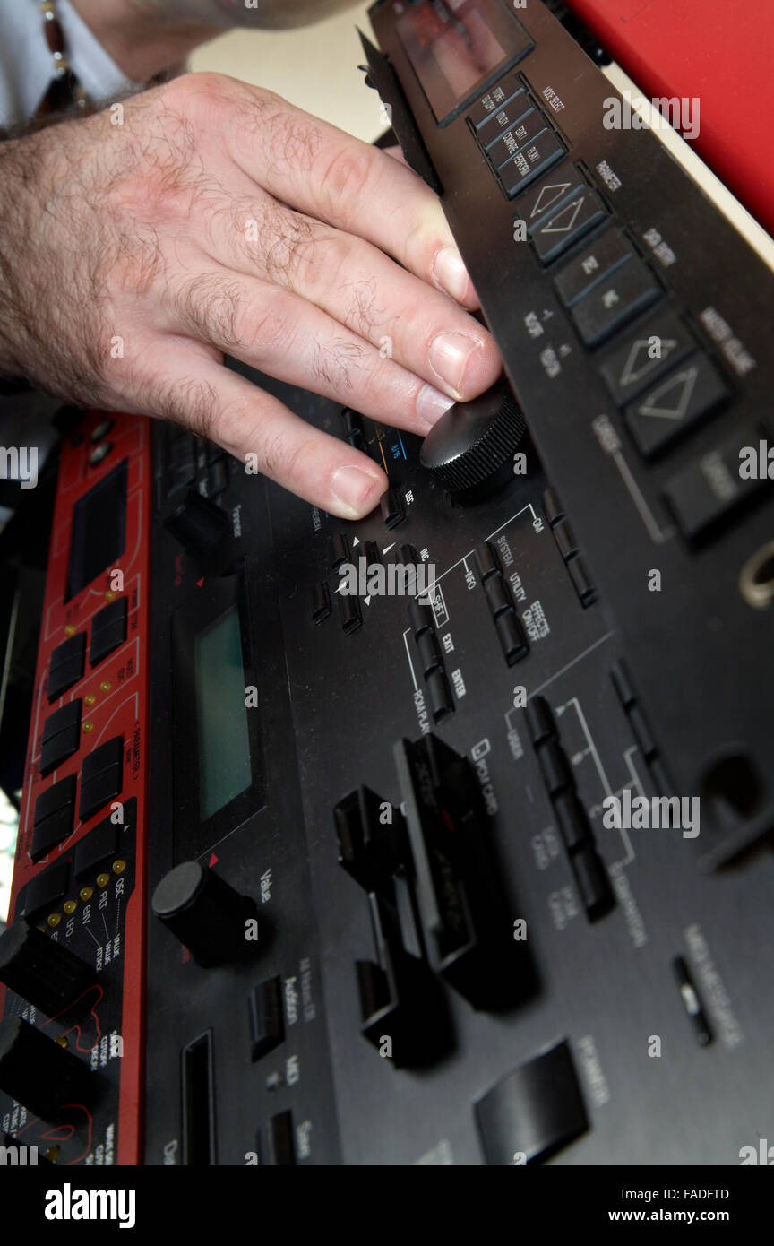 the equipment in the recording studio Stock Photo - Alamy