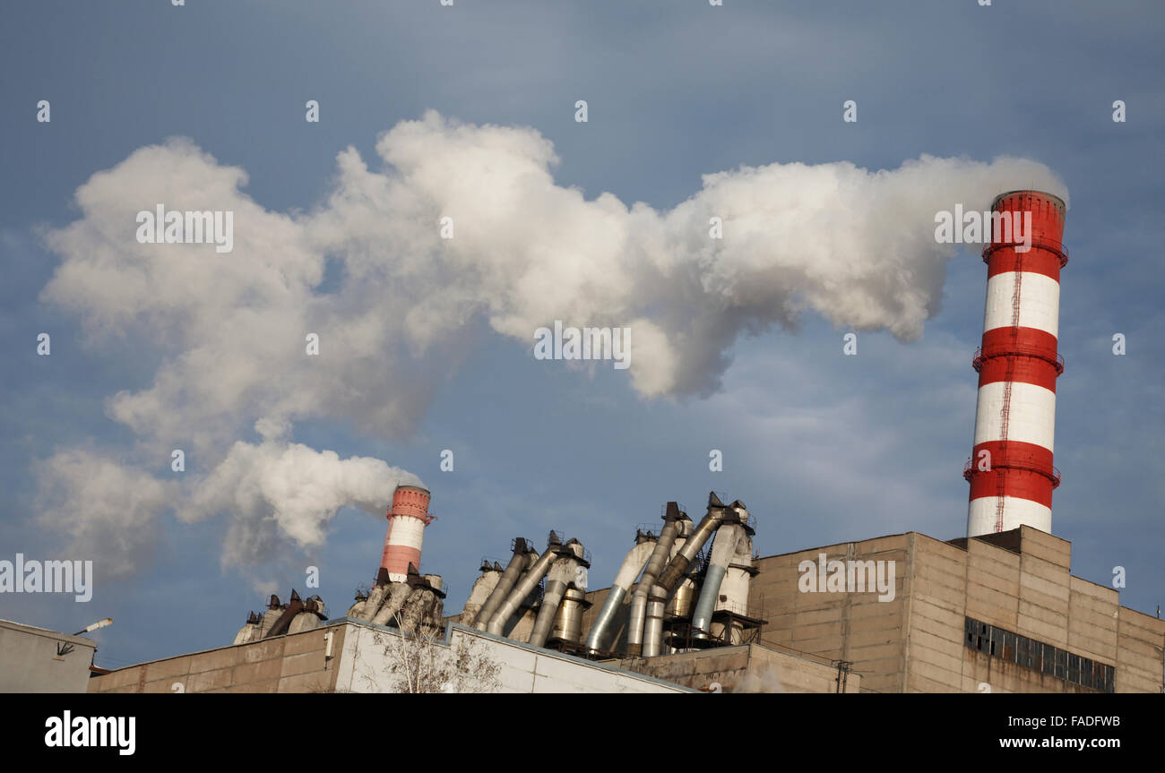 Tall exhaust stacks hi-res stock photography and images - Alamy