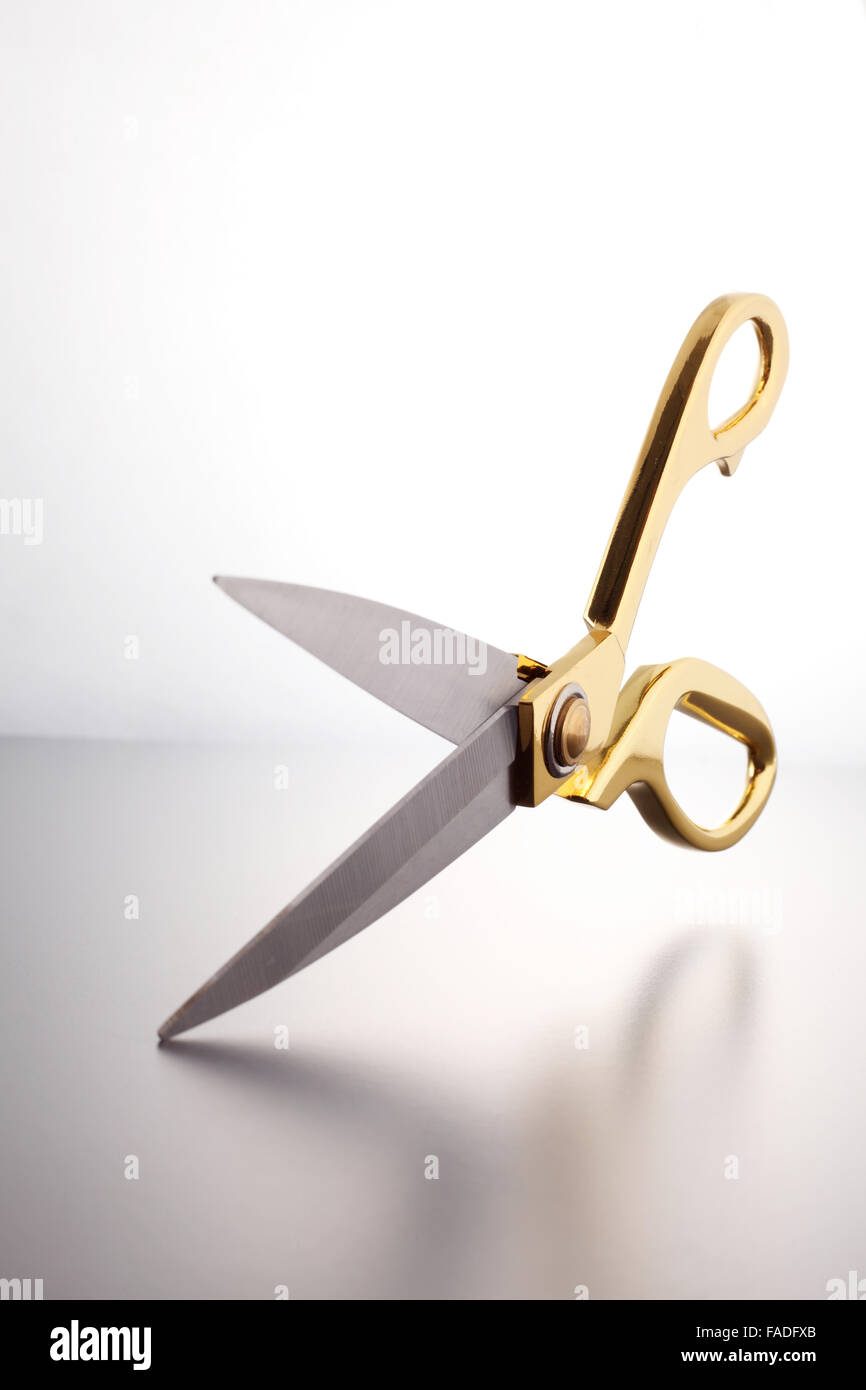 Close up a pair of scissor Stock Photo - Alamy
