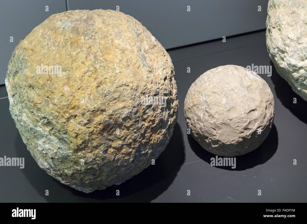 Details archaeological round sculptured stone in antiquity Stock Photo ...