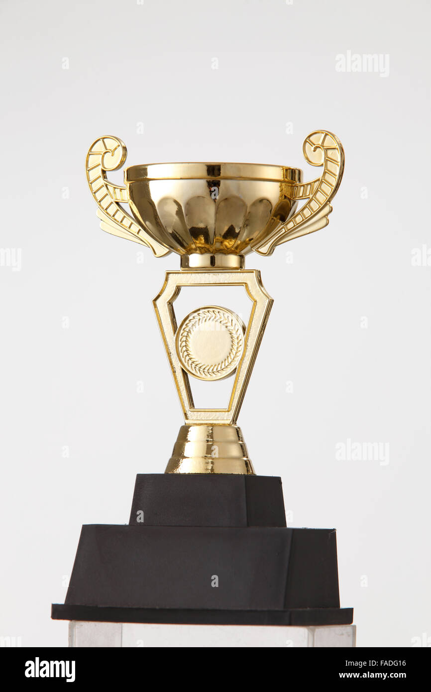 close up of the trophy on the white background Stock Photo - Alamy