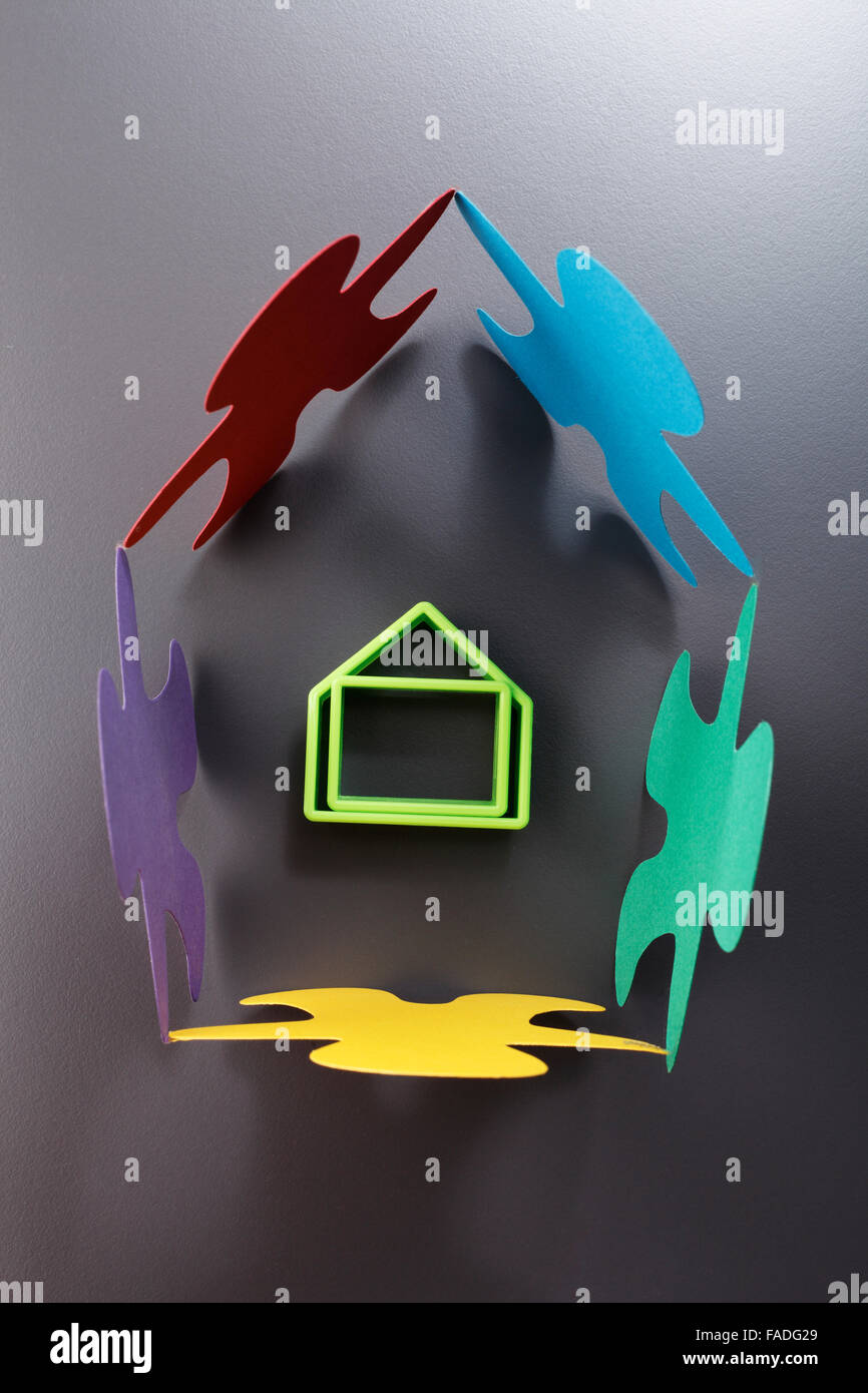 Forming a chain hi-res stock photography and images - Alamy