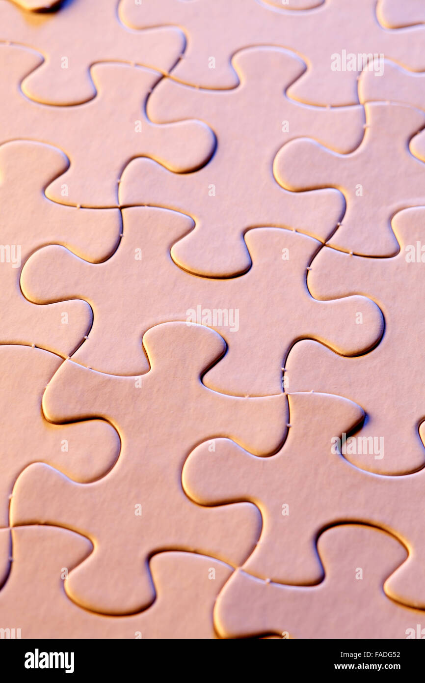 Complete jigsaw puzzle Stock Photo - Alamy