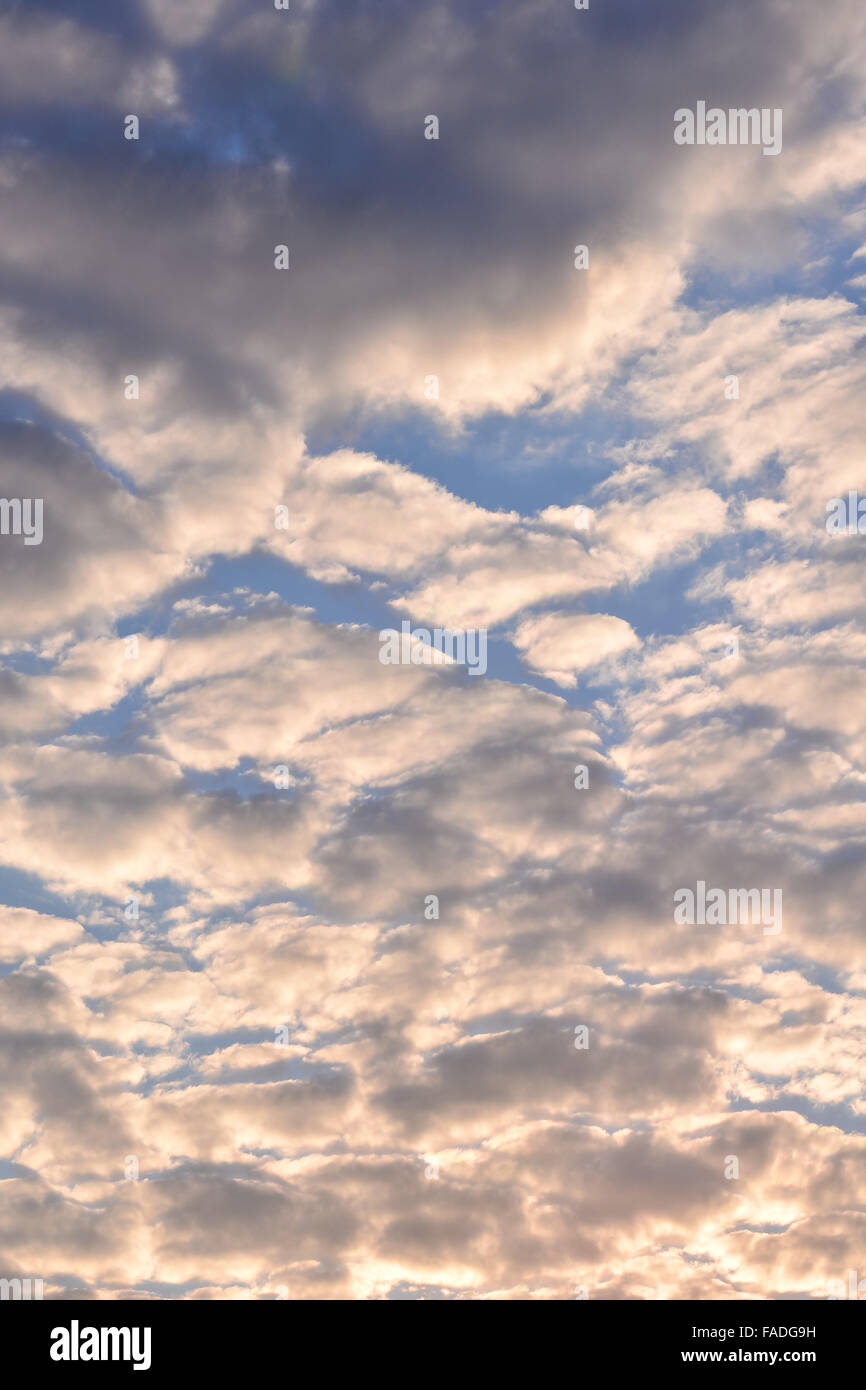 Colored Clouds at Sunset Stock Photo - Alamy