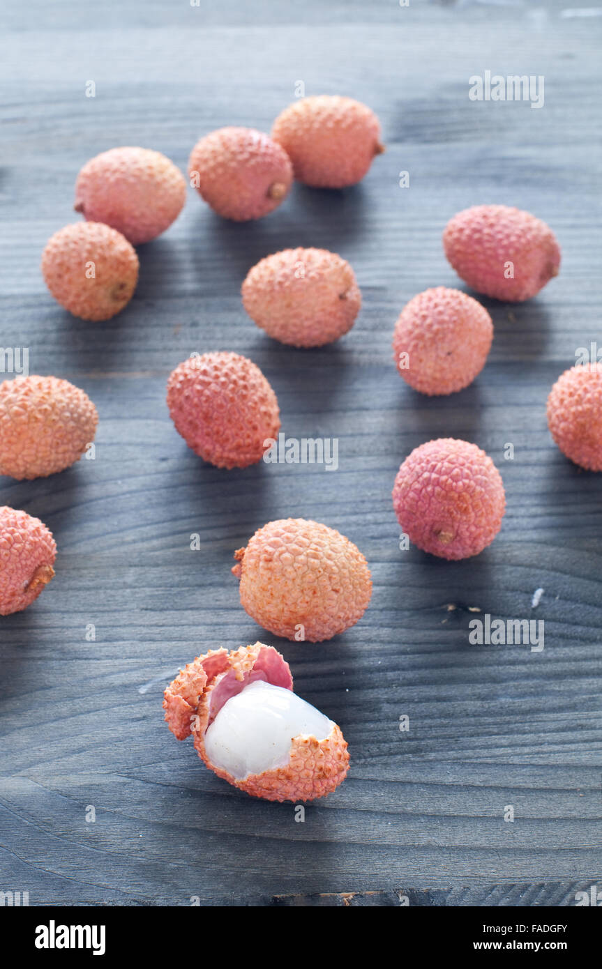 Lychees plate hi-res stock photography and images - Alamy