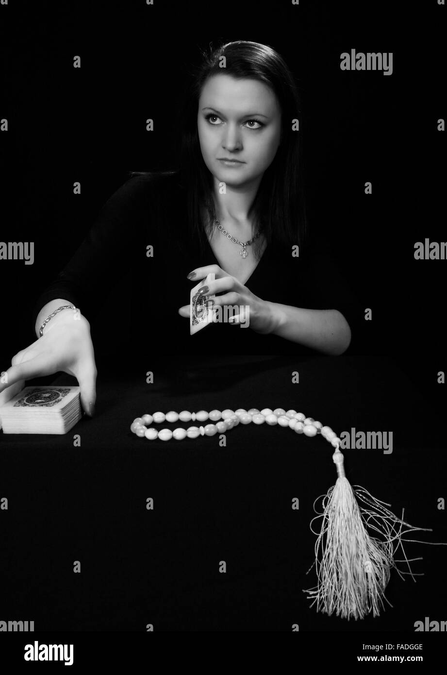 Fortune girl Black and White Stock Photos & Images - Alamy