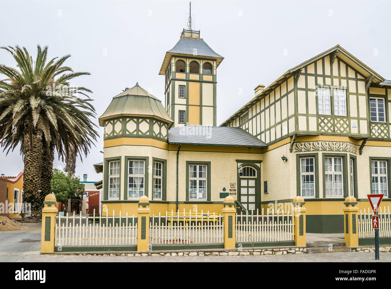 Namibia swakopmund woermannhaus tower hi-res stock photography and ...