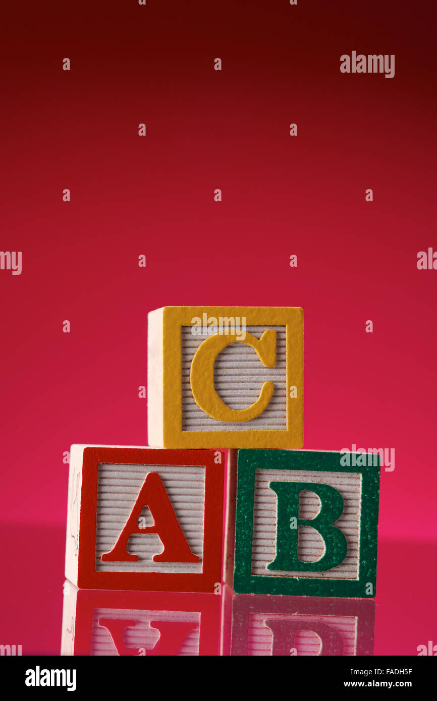 A B C Alphabet Block High Resolution Stock Photography and Images - Alamy