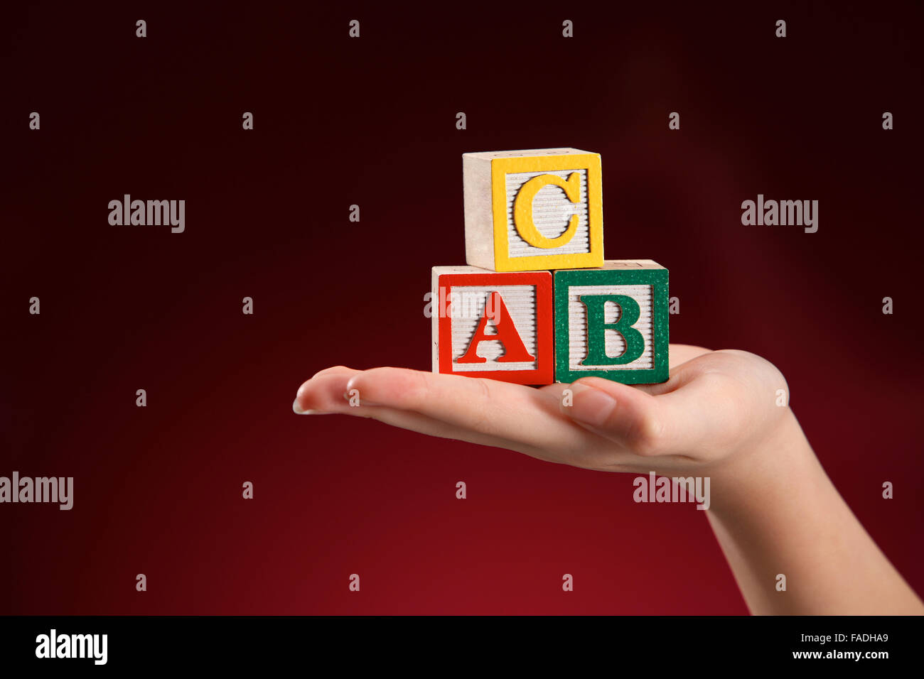 Child wood blocks hi-res stock photography and images - Alamy