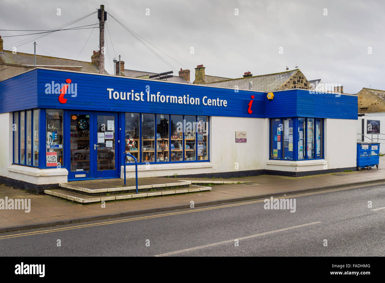 Tourist Information Office, Seahouses Northumberland England UK Stock ...