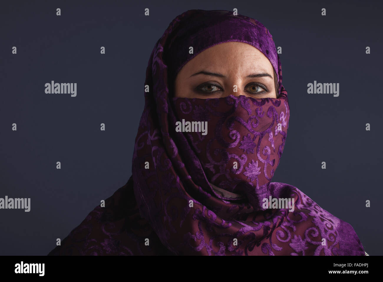 burka Beautiful arabic woman with traditional burqa veil Stock Photo ...