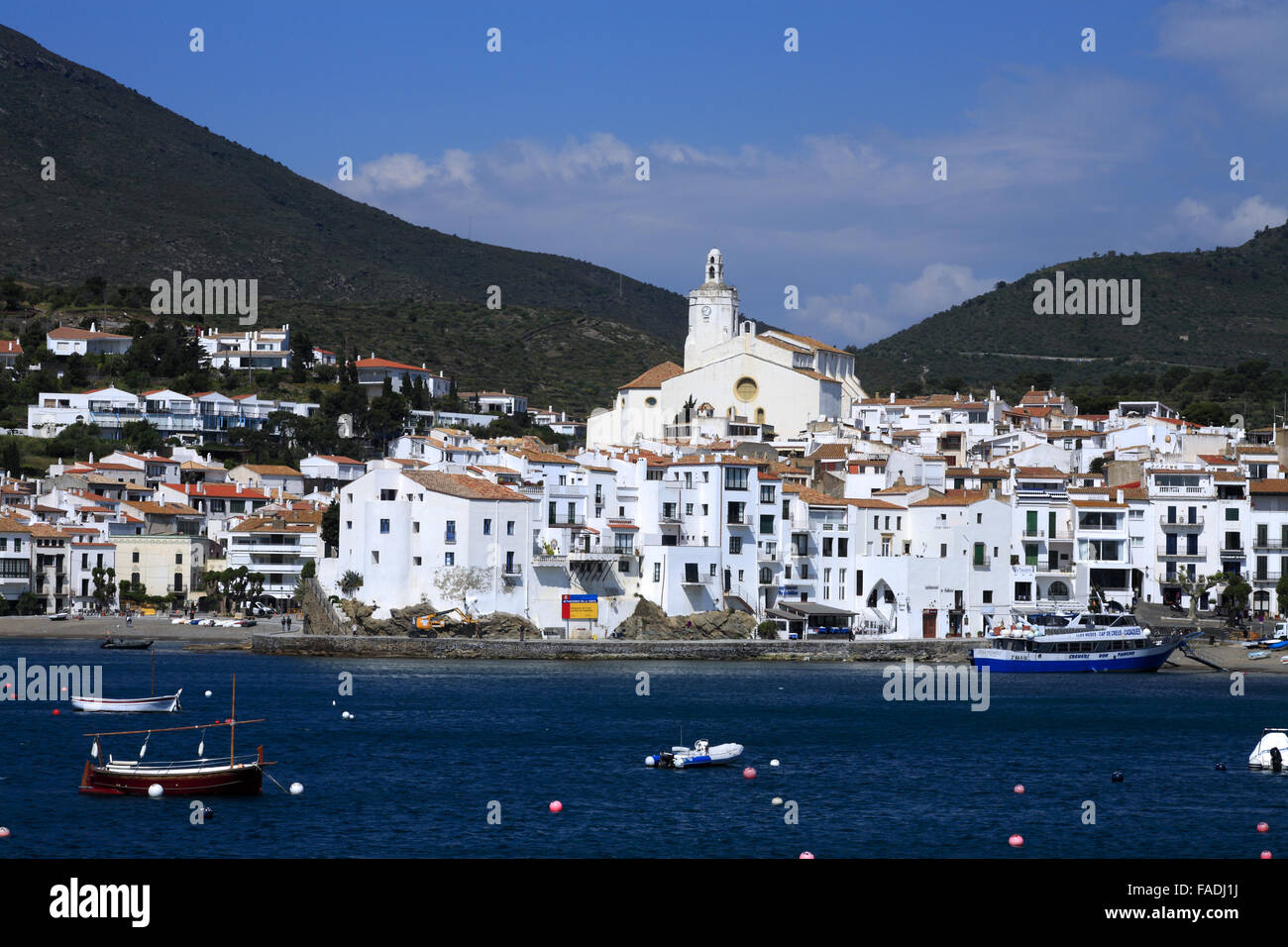 The village of Cadaques, Costa Brava, Catalonia. Spain Stock Photo - Alamy