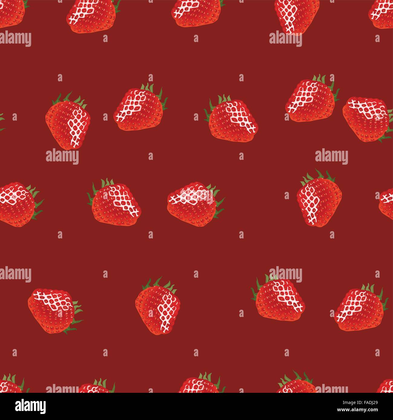 Seamless pattern with strawberry Stock Vector Image & Art - Alamy